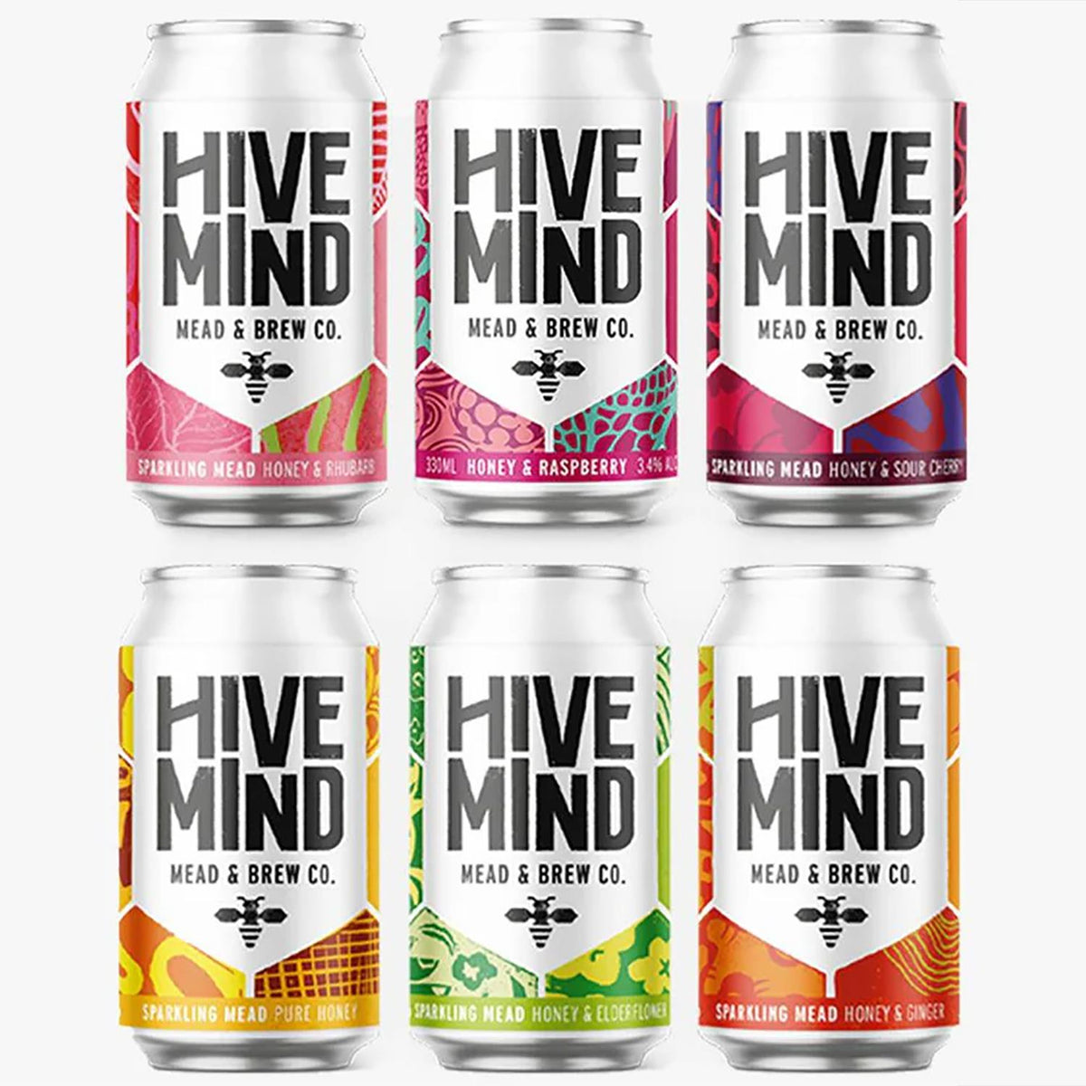 Hive Mind Sparkling Mead Mixed Pack Of Cans | Next Day Delivery ...